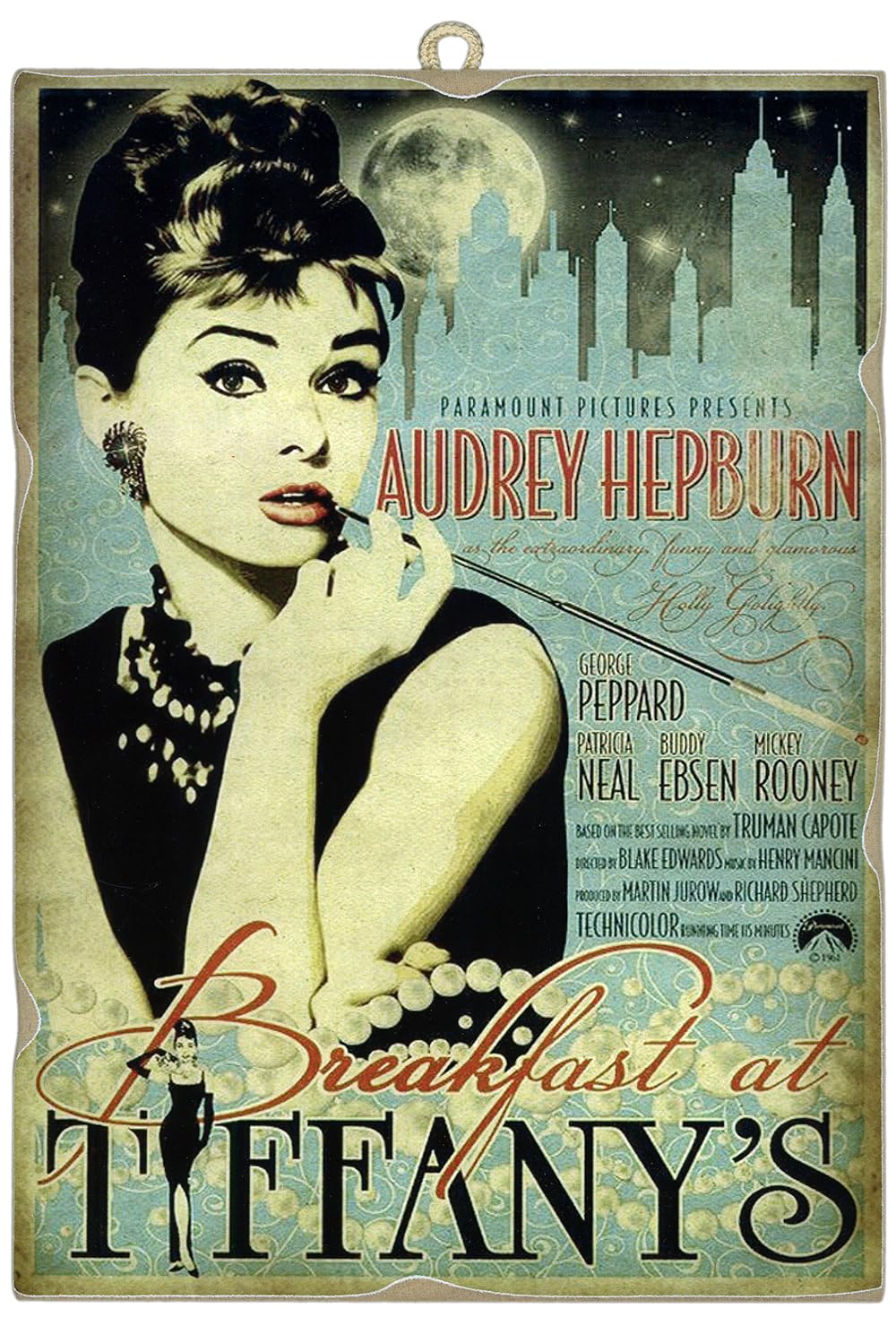 KUSTOM ART Vintage Style Picture Poster Series Famous Movie Breakfast ...