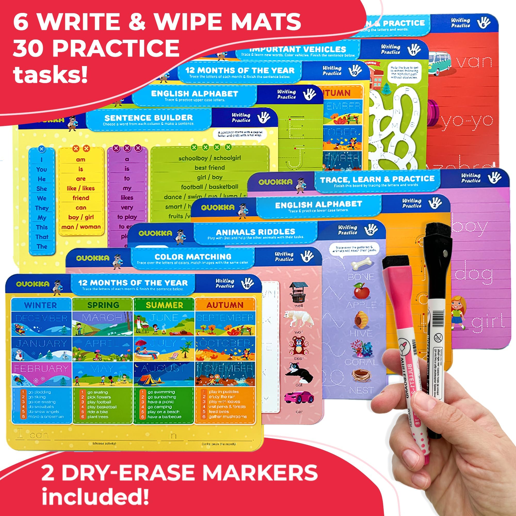 Snapklik.com : Busy Book Practice Handwriting For Kids - ABC - Learn To ...