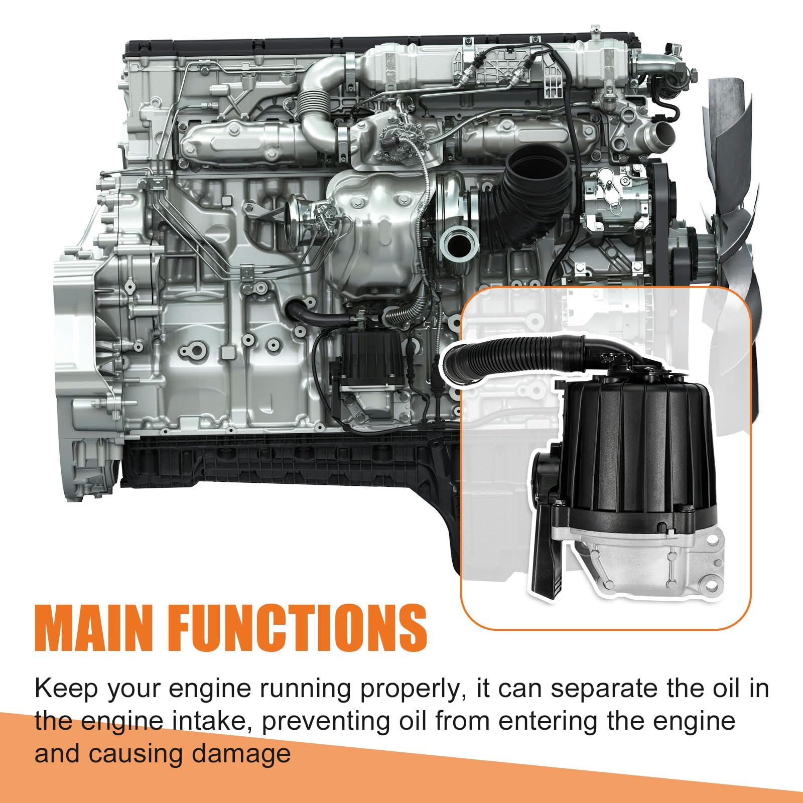 Detroit DD13 Separator Crankcase Ventilation Separator For Detroit DD13 ...