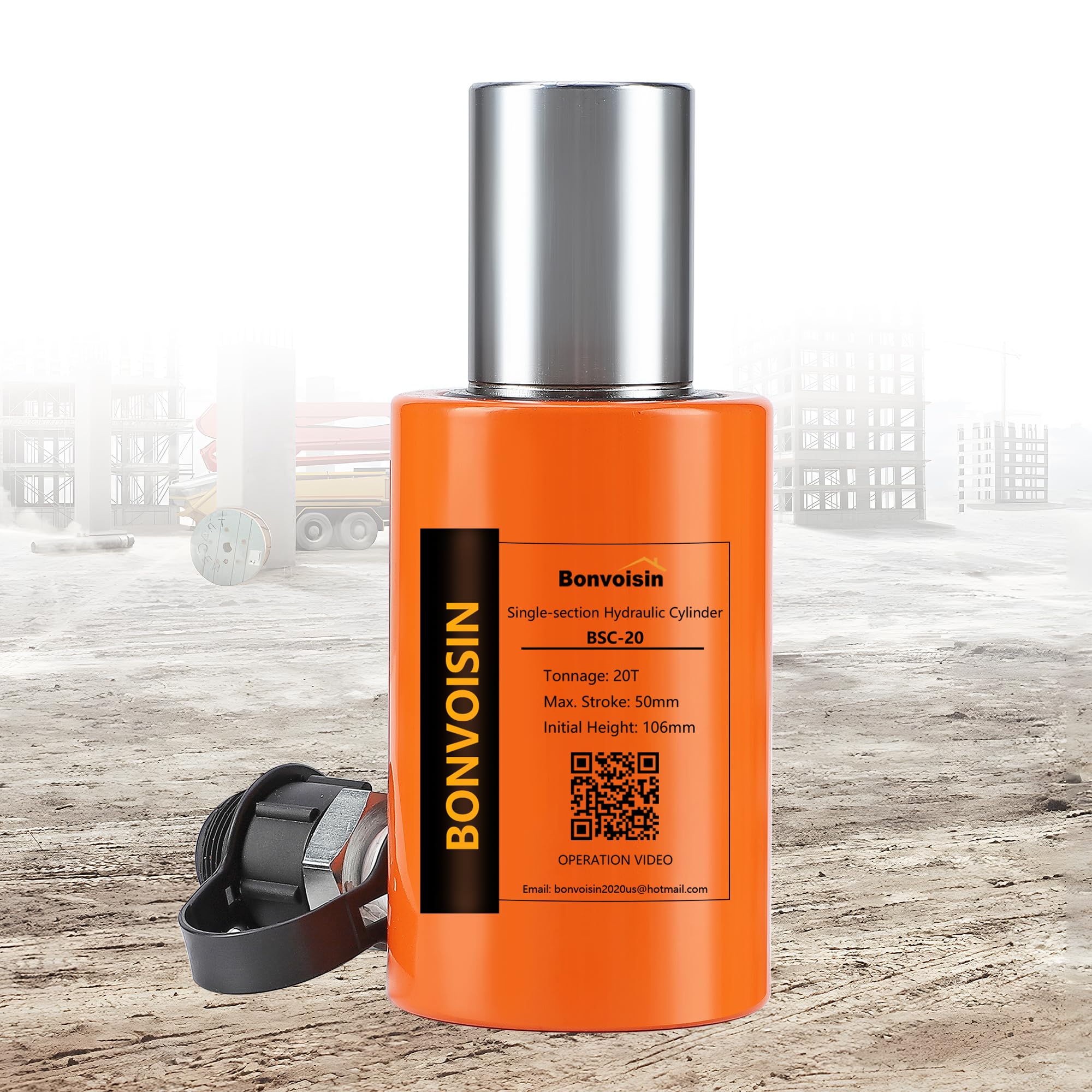 Snapklik.com : 20T Hydraulic Cylinder Jack Porta Power Ram 2" Stroke ...