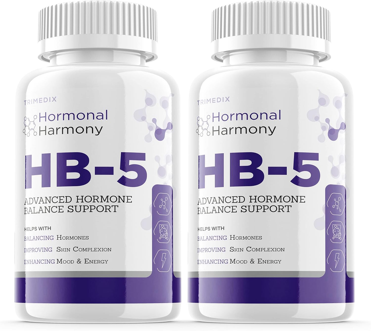 Trimedix Paquete de 2 pastillas de suplemento HB-5 para 60 días pastillas HB5 que funciona ...