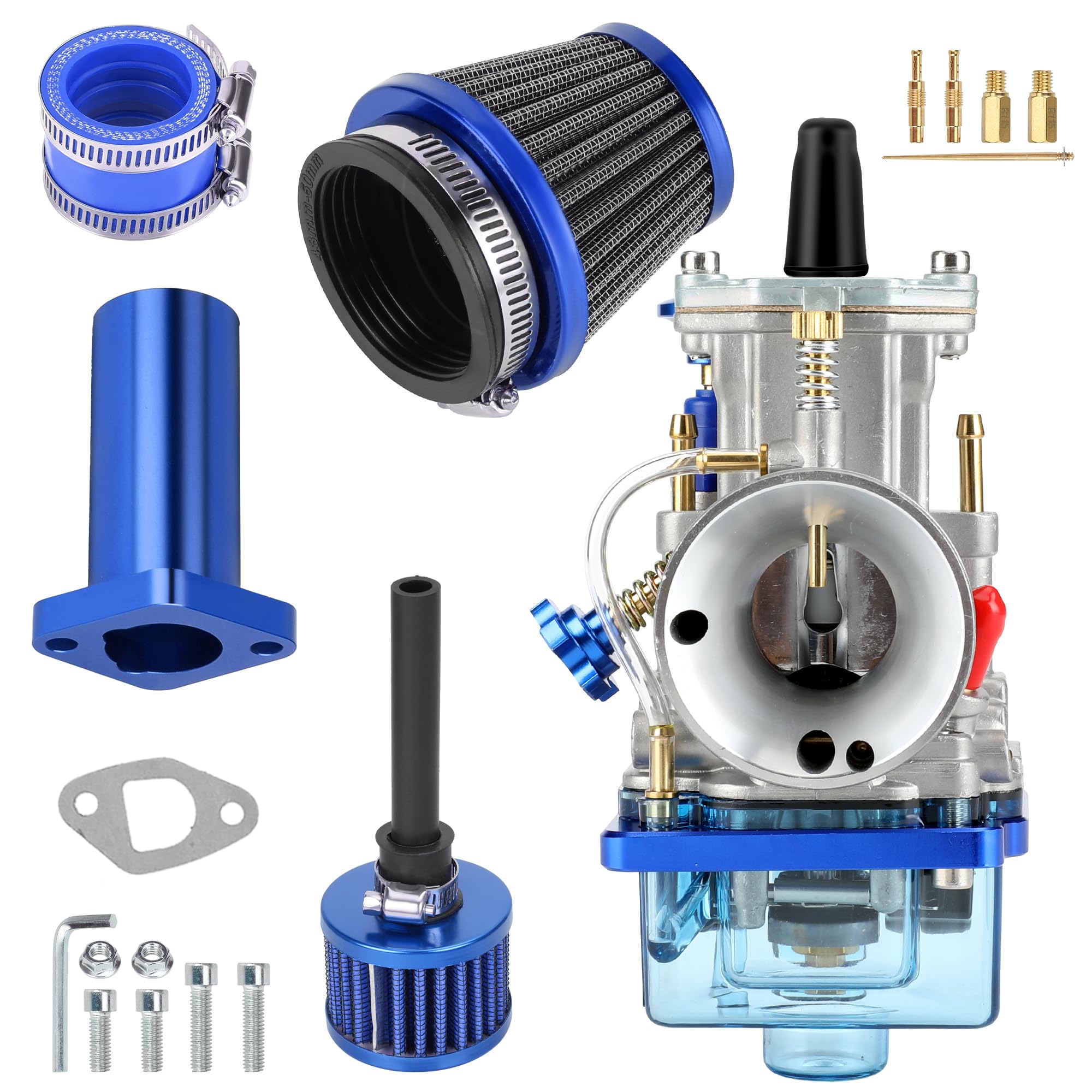 Snapklik.com : PWK 24mm Carburetor Carb Intake Pipe Manifold Air Filter ...