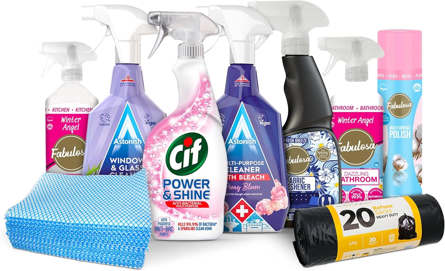 9 Piece Sunday Blitz Cleaning Bundle All-in-One Home Cleaning Kit ...