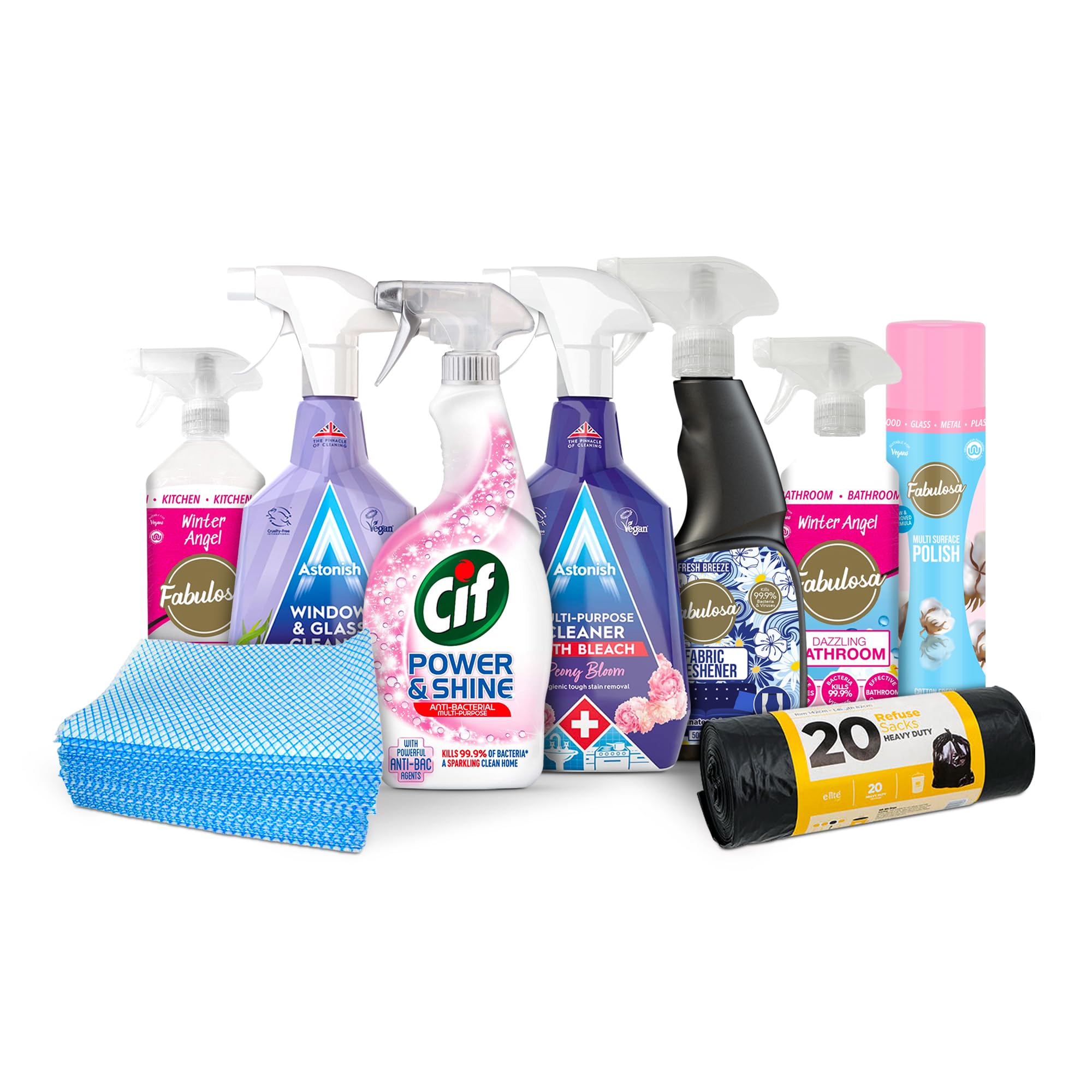 9 Piece Sunday Blitz Cleaning Bundle All-in-One Home Cleaning Kit ...