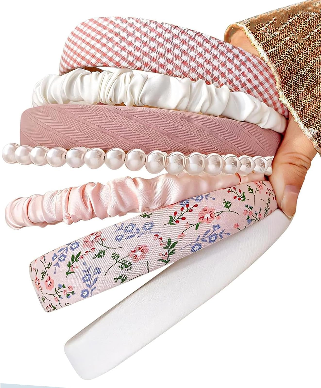 Amazon.com : AIBFRID 7 PCS Fashion Headbands for Women Floral Vintage ...