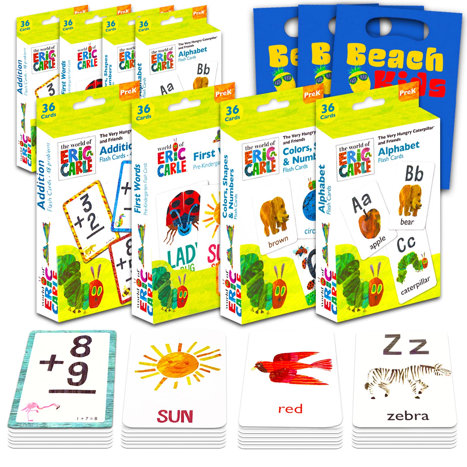 Buy Eric Carle Party Favors Bundle Eric Carle Learning Cards Set - 8 Pc ...