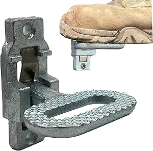 Amazon.com: Steel Toe Auto Galvanized Folding Steps (2 Pack) Grab ...