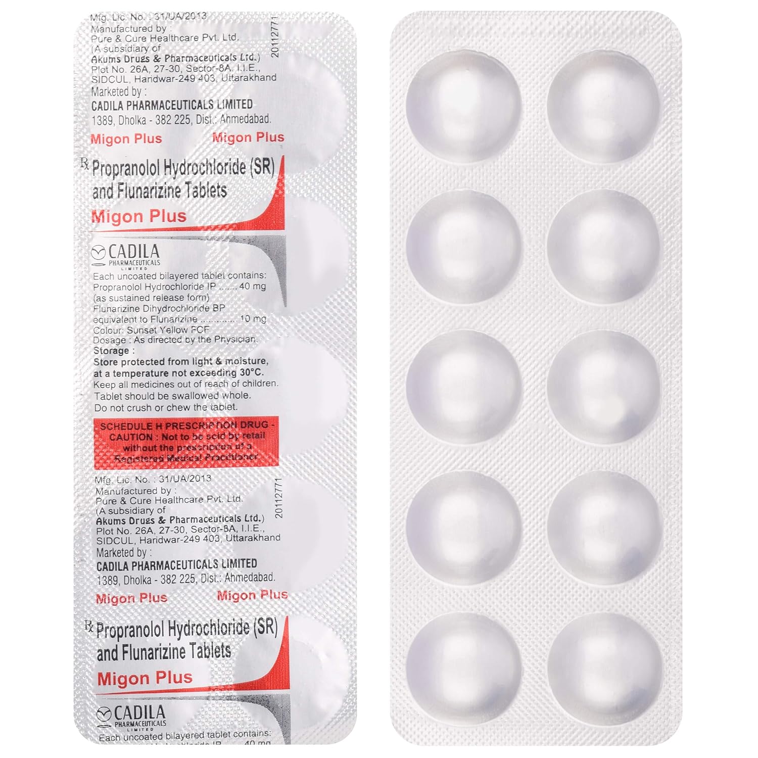 Migon Plus - Strip of 10 Tablets : Amazon.in: Fashion
