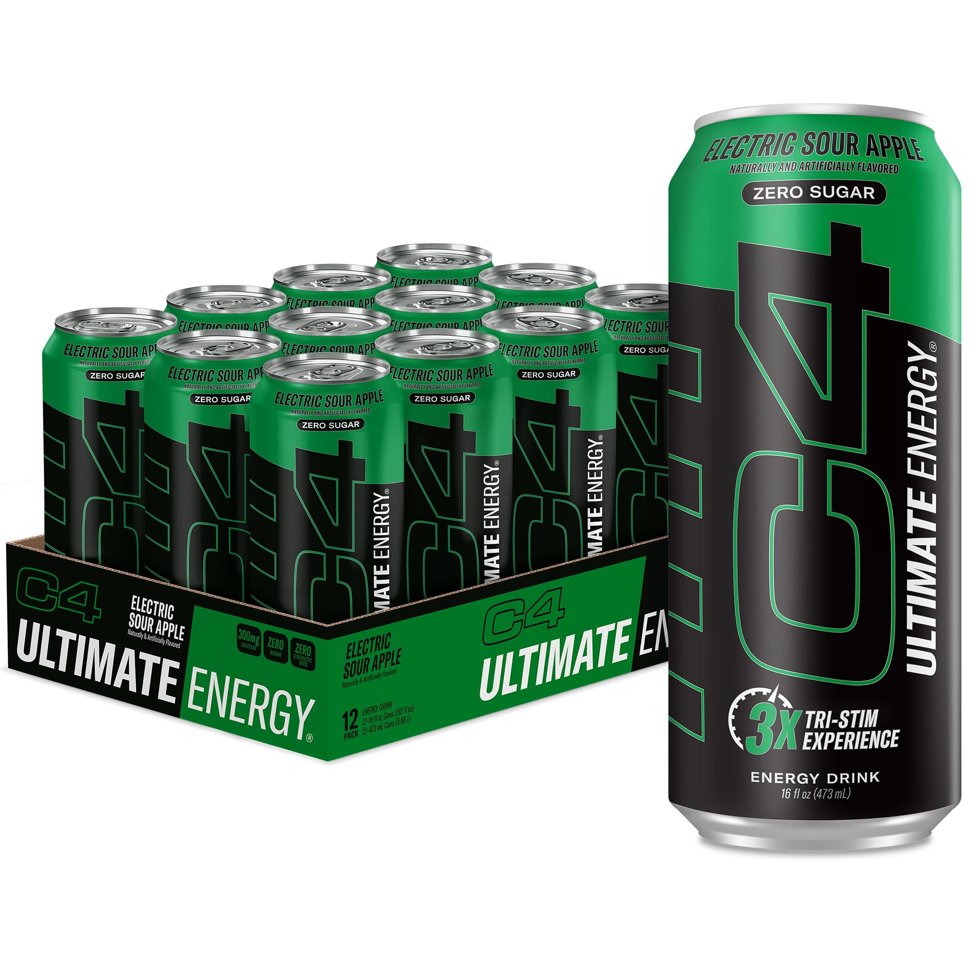 Amazon.com: C4 Ultimate | Pre Workout Sugar Free Energy Drink | Tri ...