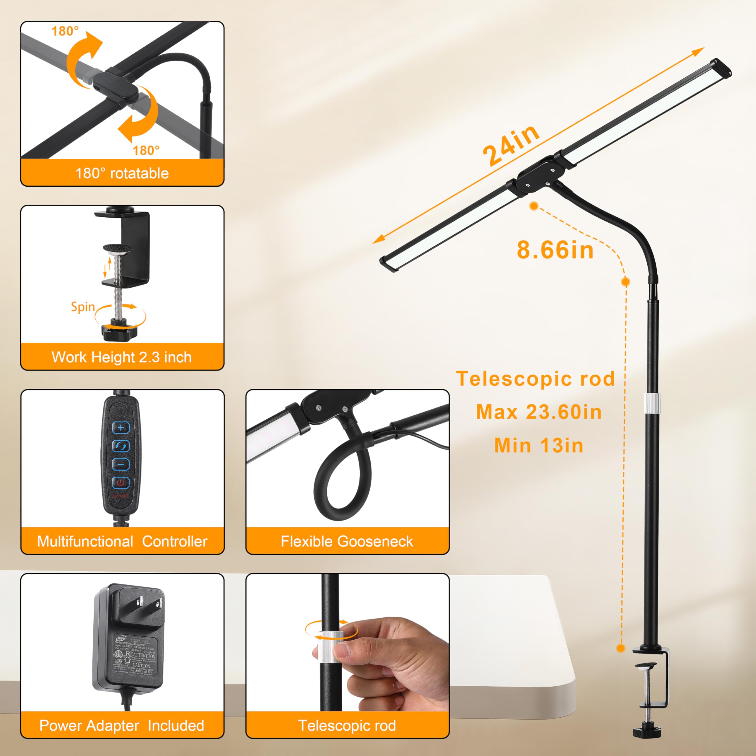 Retractable Workbench Lighting