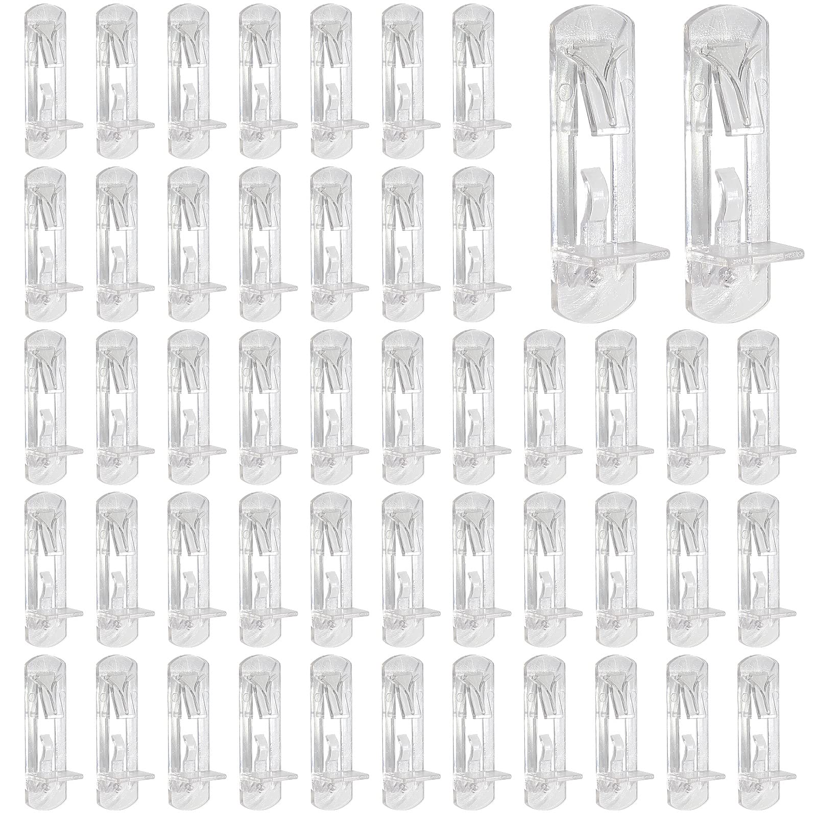 Amazon.com: HARSKIYER 50pcs 6mm Clear Plastic Locking Pegs, Self ...