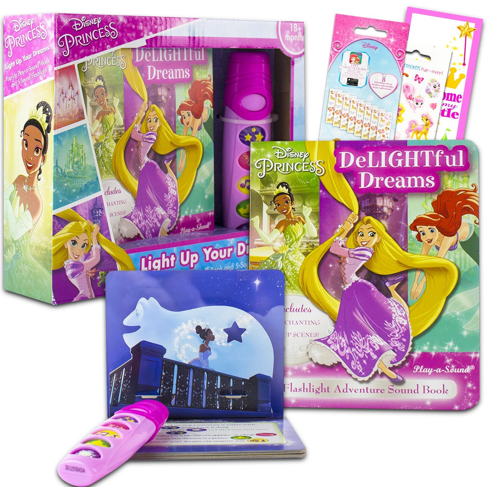 Amazon.com: Disney Princess Play-A-Sound Books for Toddlers ...