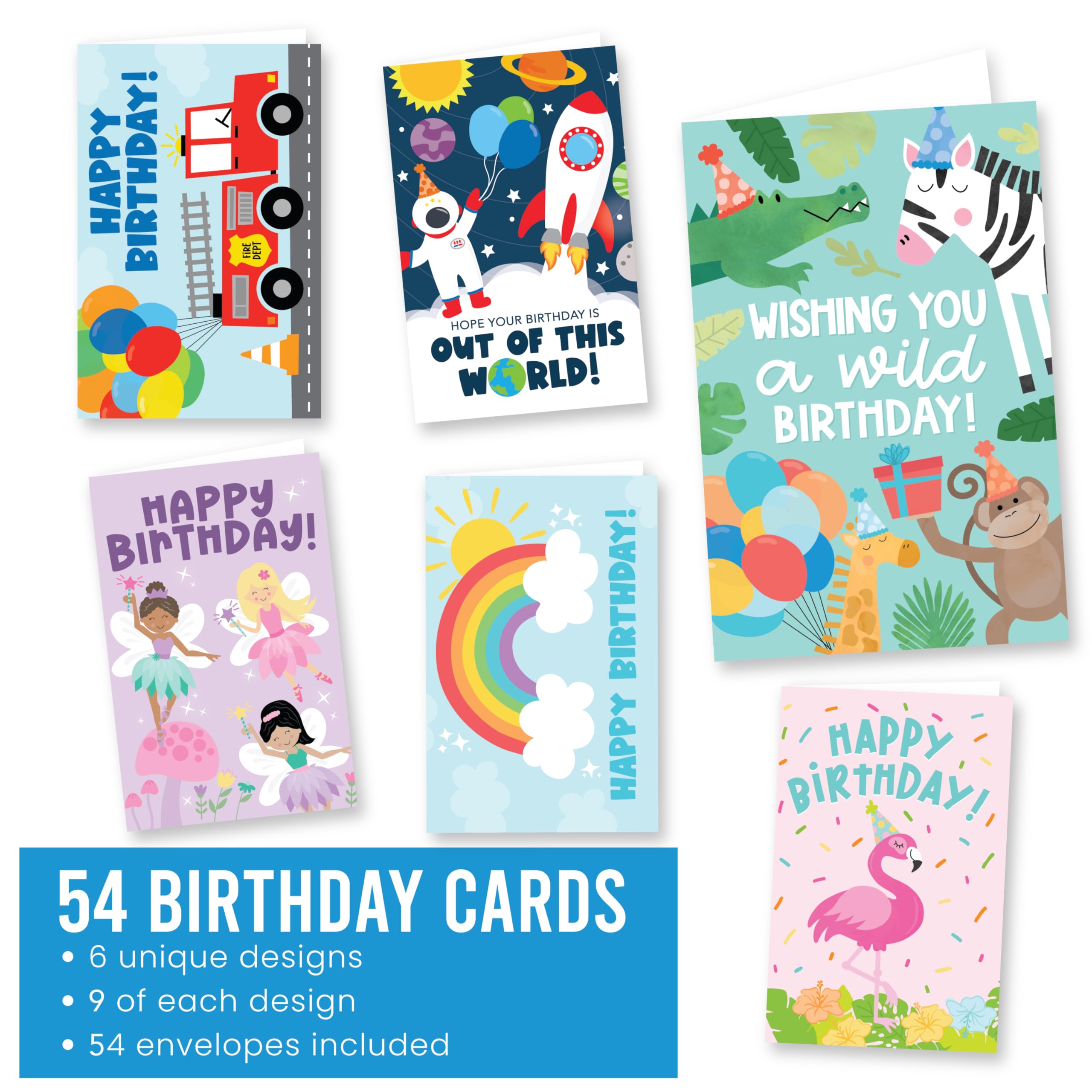 Snapklik.com : 54 Colorful Happy Birthday Cards For Kids - Boys ...