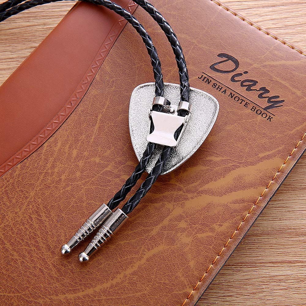 Snapklik.com : Triangle Nature Agate Shape Bolo Tie Western Cowboy ...