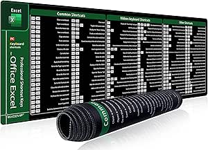 excovip Large Mouse Pad XL, Office Shortcut Mouse Pad, Extended ...