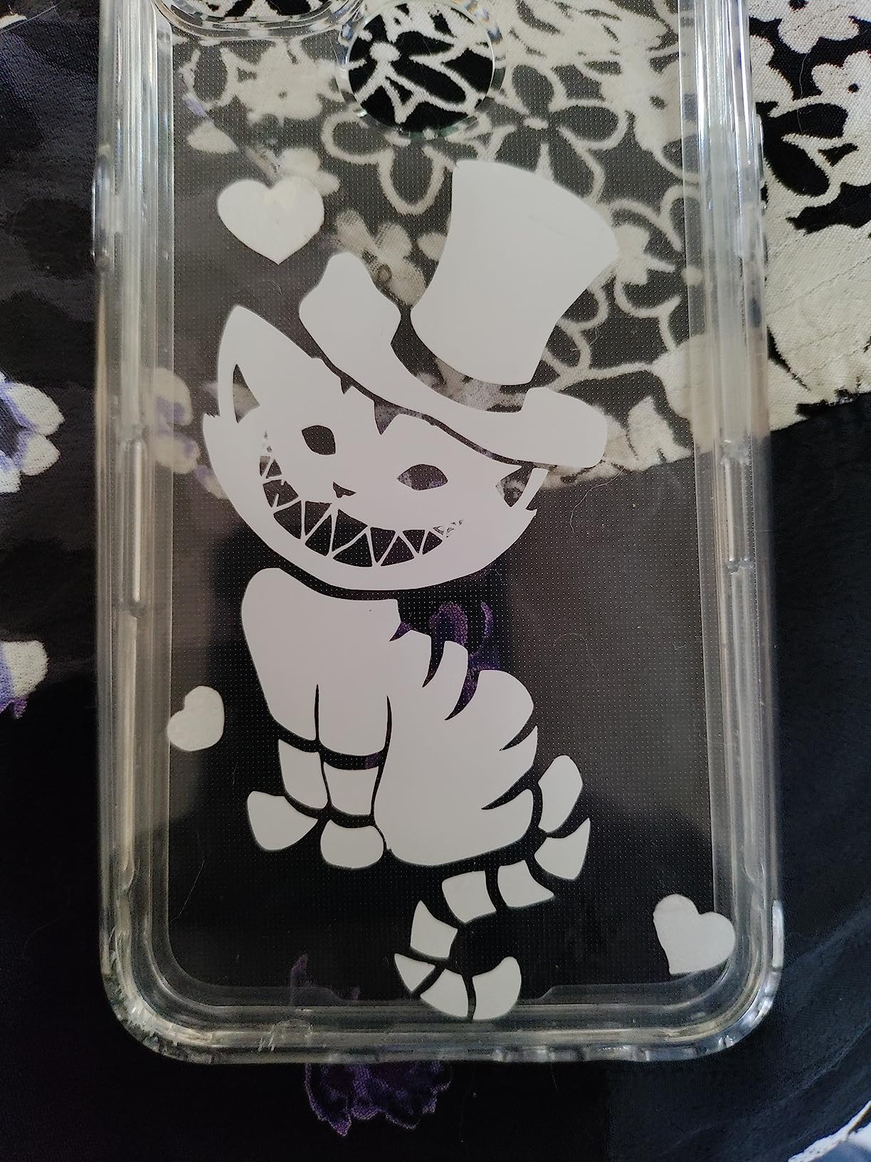 Amazon.com: Cheshire Cat Vinyl Decal, Cat Wall Art, Alice in Wonderland ...