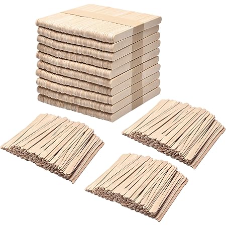 Amazon.com: Mibly 4 Style Assorted Wooden Wax Sticks - For Body Legs ...