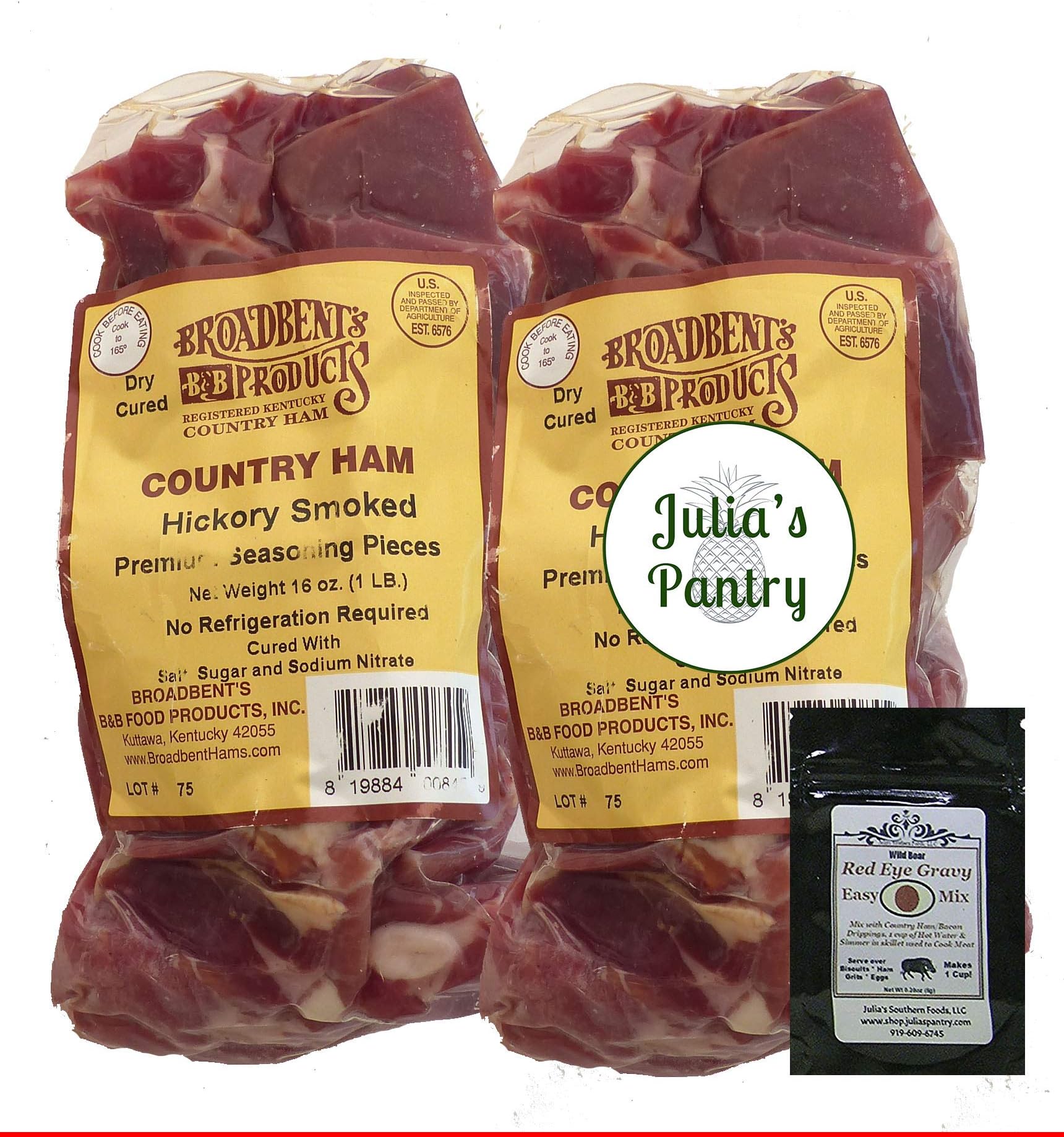 Amazon.com: Dan'l Boone Inn Brand Country Ham Biscuit Cut 5-3oz Packs ...