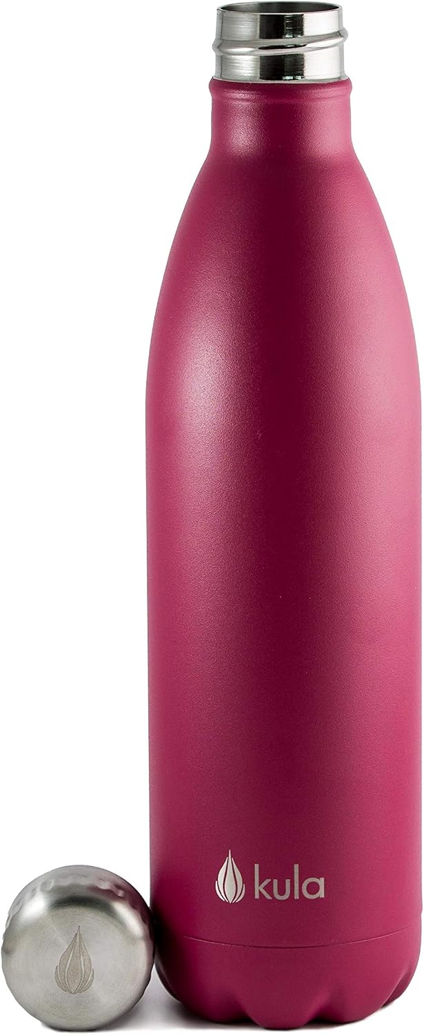 Kula Bottle Stainless Steel BPA-free Water Bottle - 750ml (Berry): Buy ...