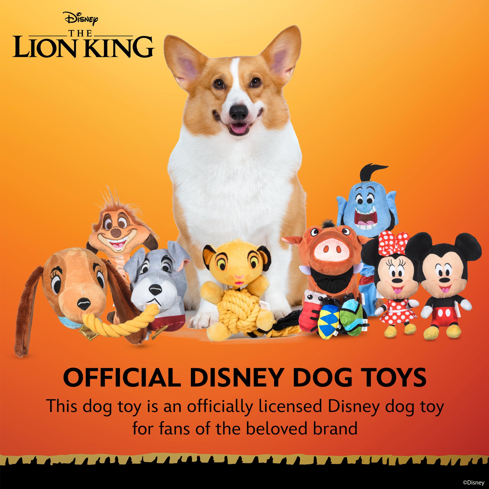 Snapklik.com : Disney For Pets Pumbaa Burrow Dog Toy