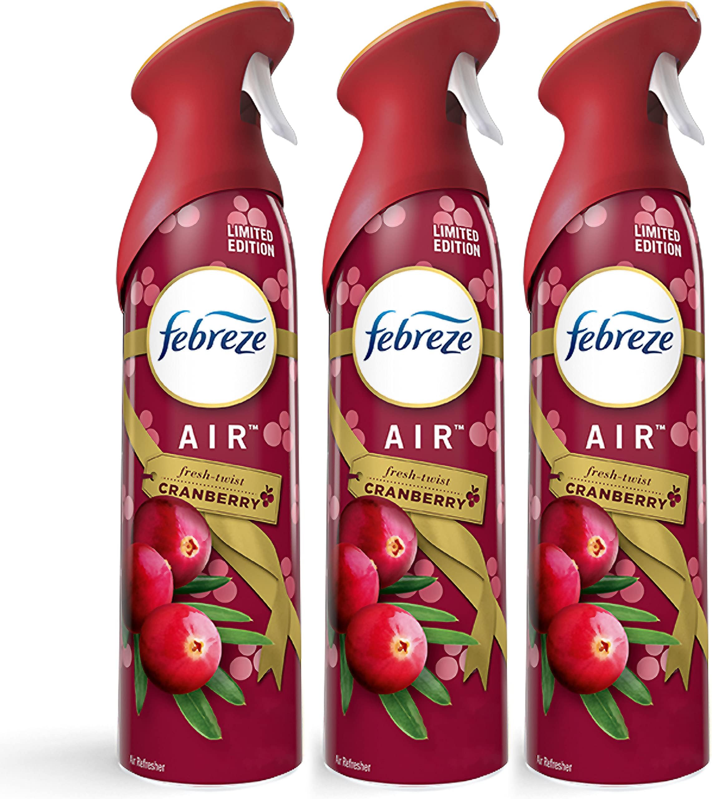 Amazon.com: Febreze Air Odor-Eliminating Air Freshener, Fresh-Spiced ...