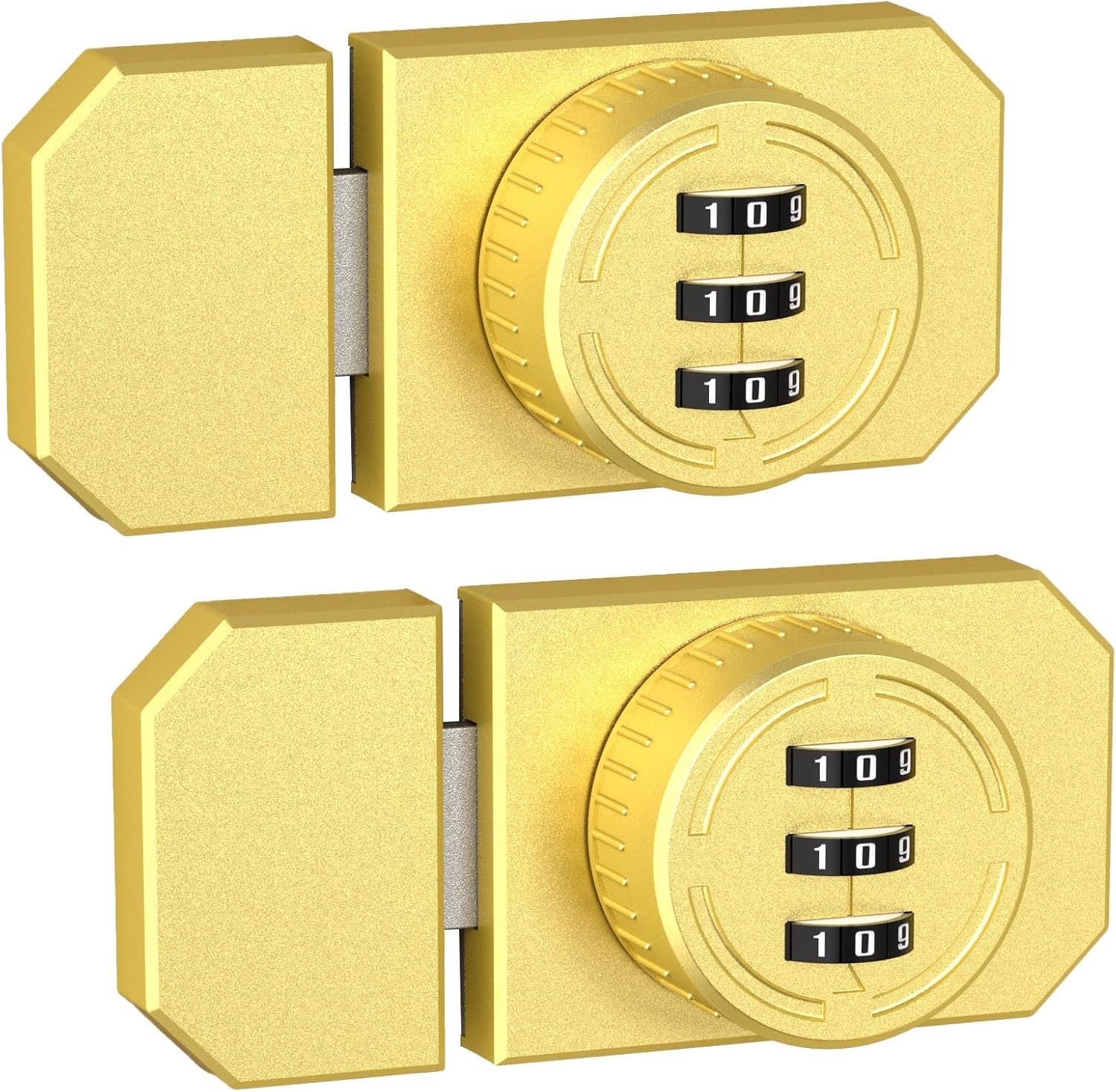 MeBantoo Keyless 3-Digit Combination Lock, Mechanical Stick-on Drawer ...