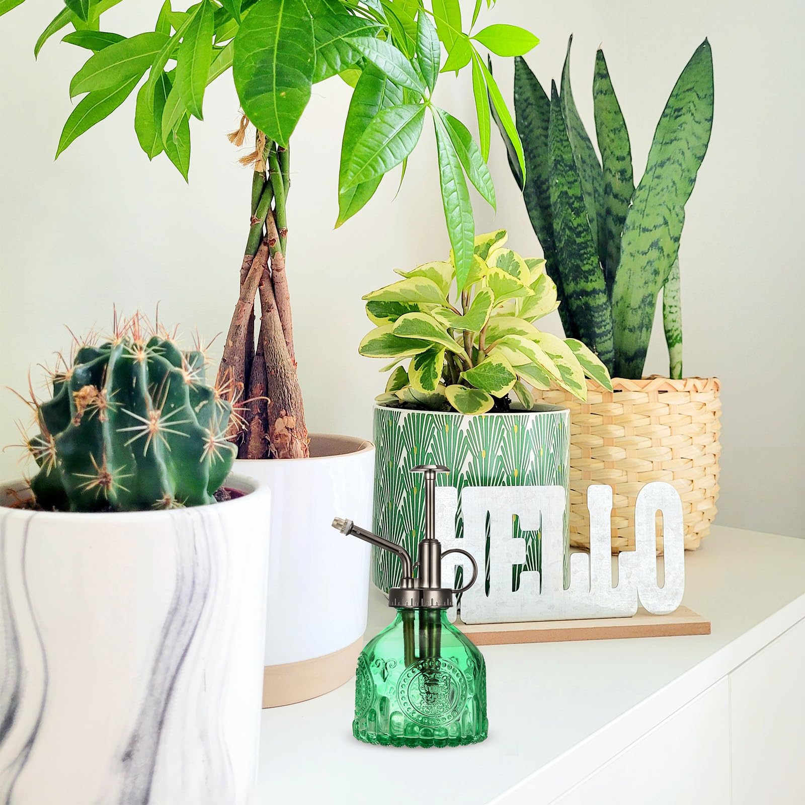 Snapklik.com : Ebristar Glass Plant Mister Spray Bottle, Vintage Plant ...
