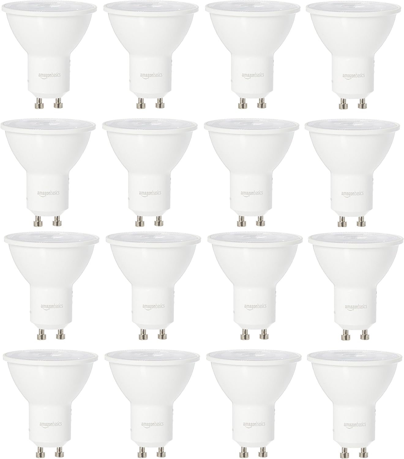 Amazon Basics 50 Watt Equivalent, 3000K White, Dimmable, 15,000 Hour ...