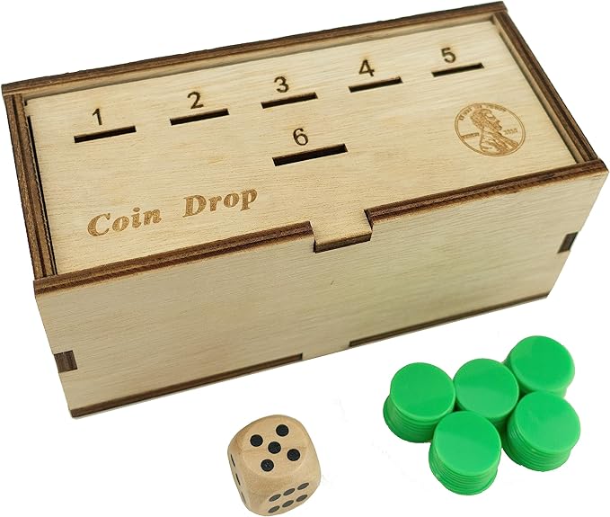 Amazon.com: YIPPLE Penny Game - Fun Board Game Works with Pennies, Get ...