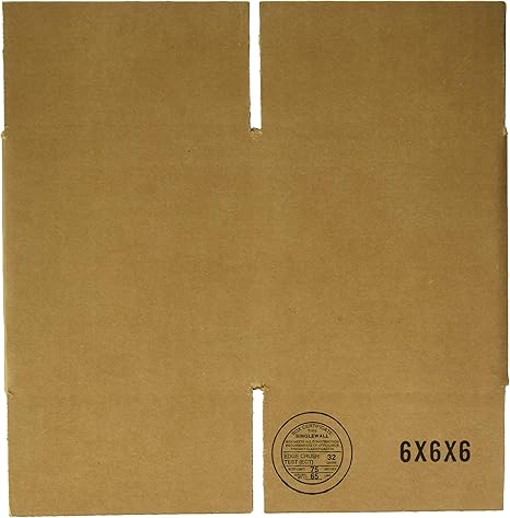 Amazon.com: 6x6x6 Corrugated Shipping Box Bundle/25 : Industrial ...