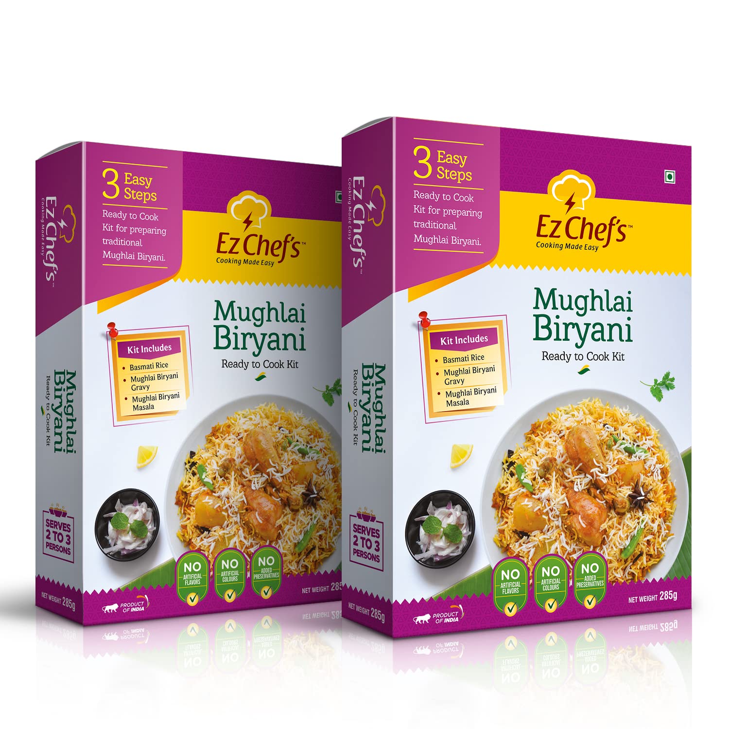 Buy Ez Chef's Mughlai Biryani Kit | Lucknow's famous Biryani | Ready to ...