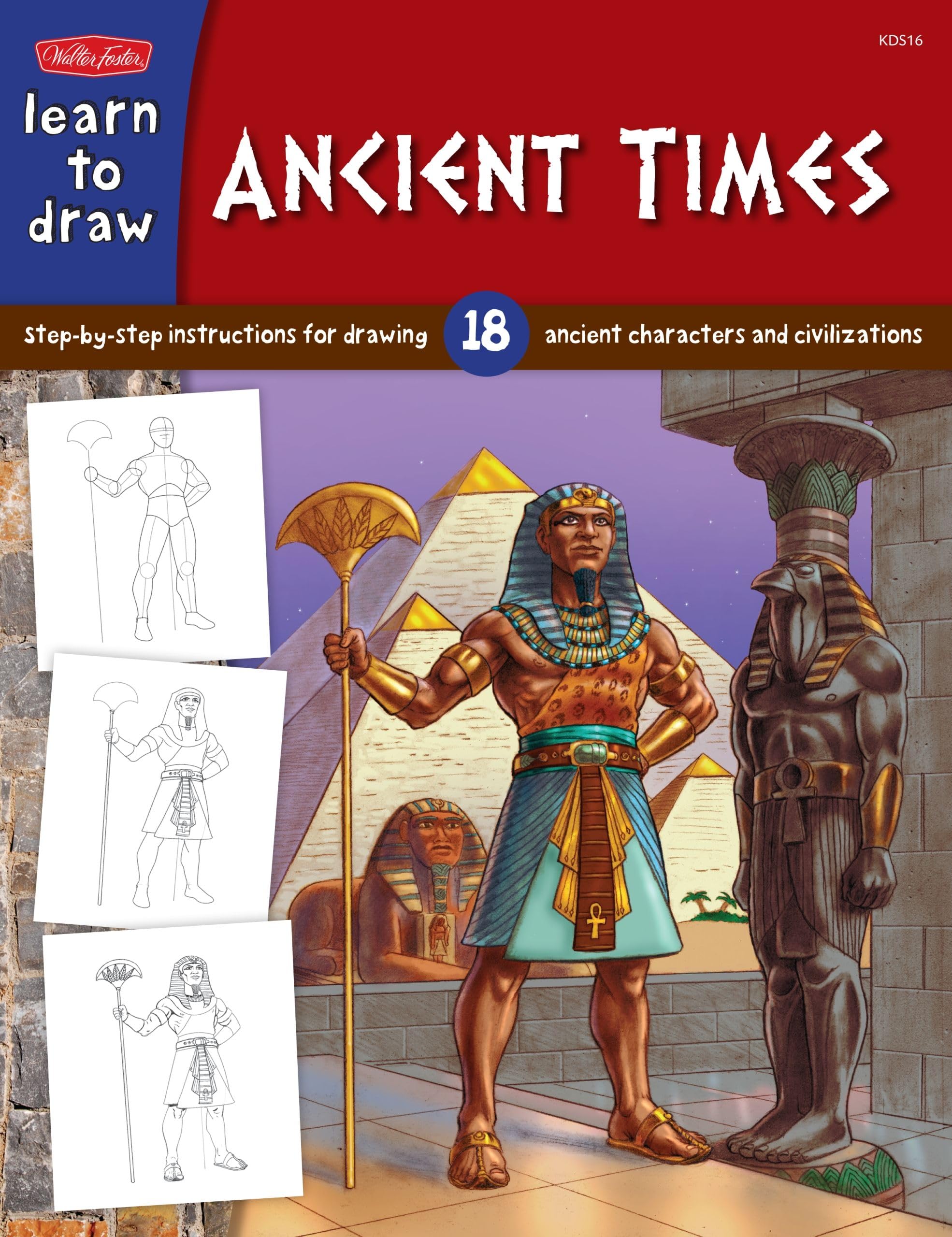 Learn to Draw Ancient Times: Step-by-step instructions for 18 ancient ...