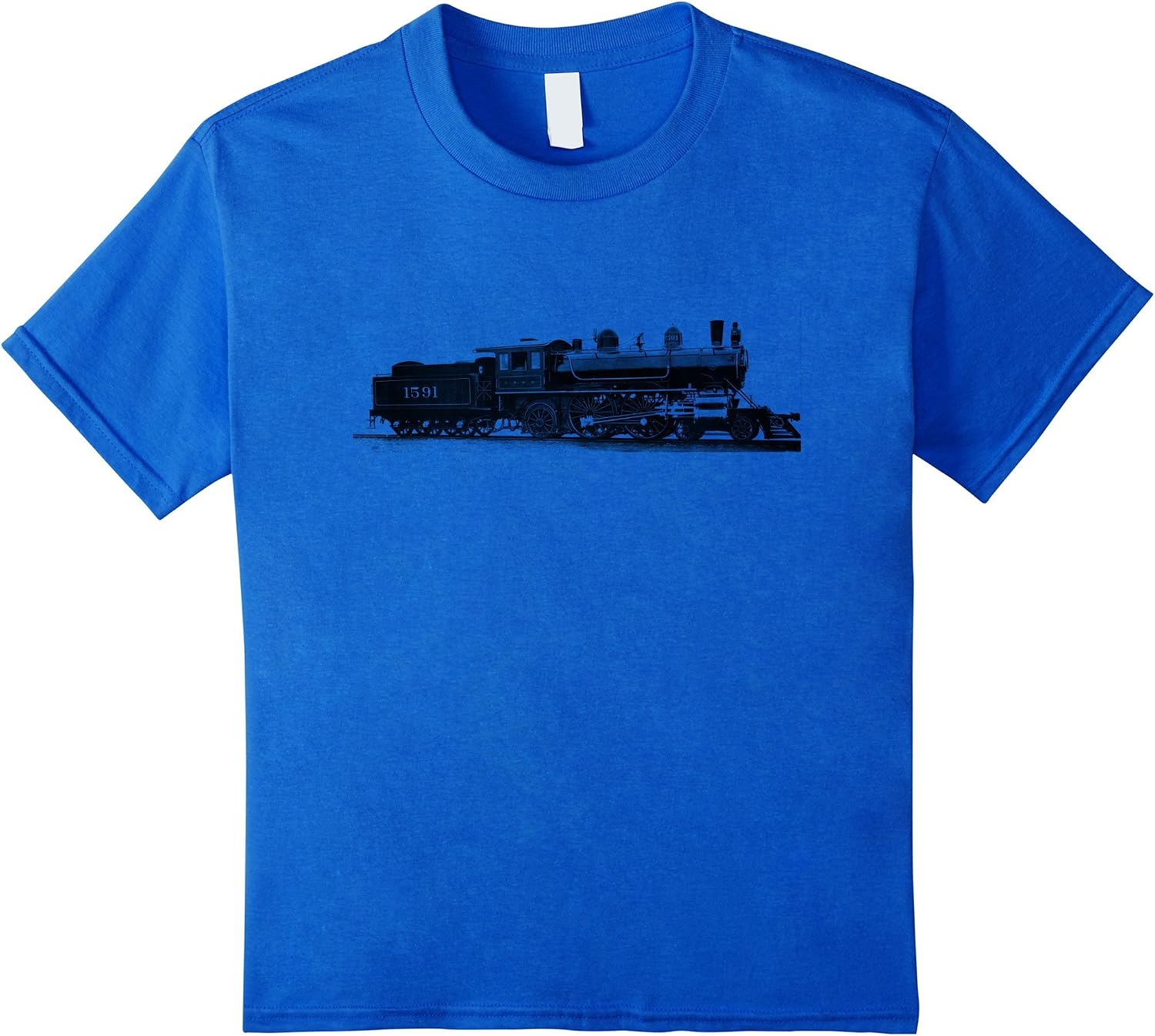 Amazon.com: Steam Engine Train T-Shirt. Kids Steam Train Loco Tee ...