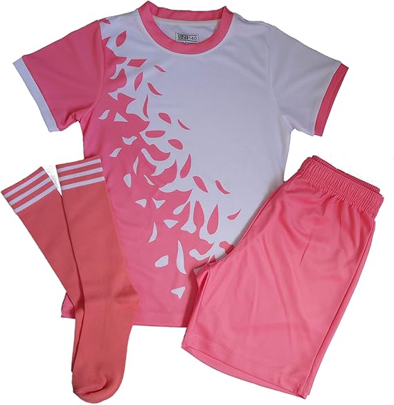 Girls Football Kit - Pink football kits would make great football gifts ...