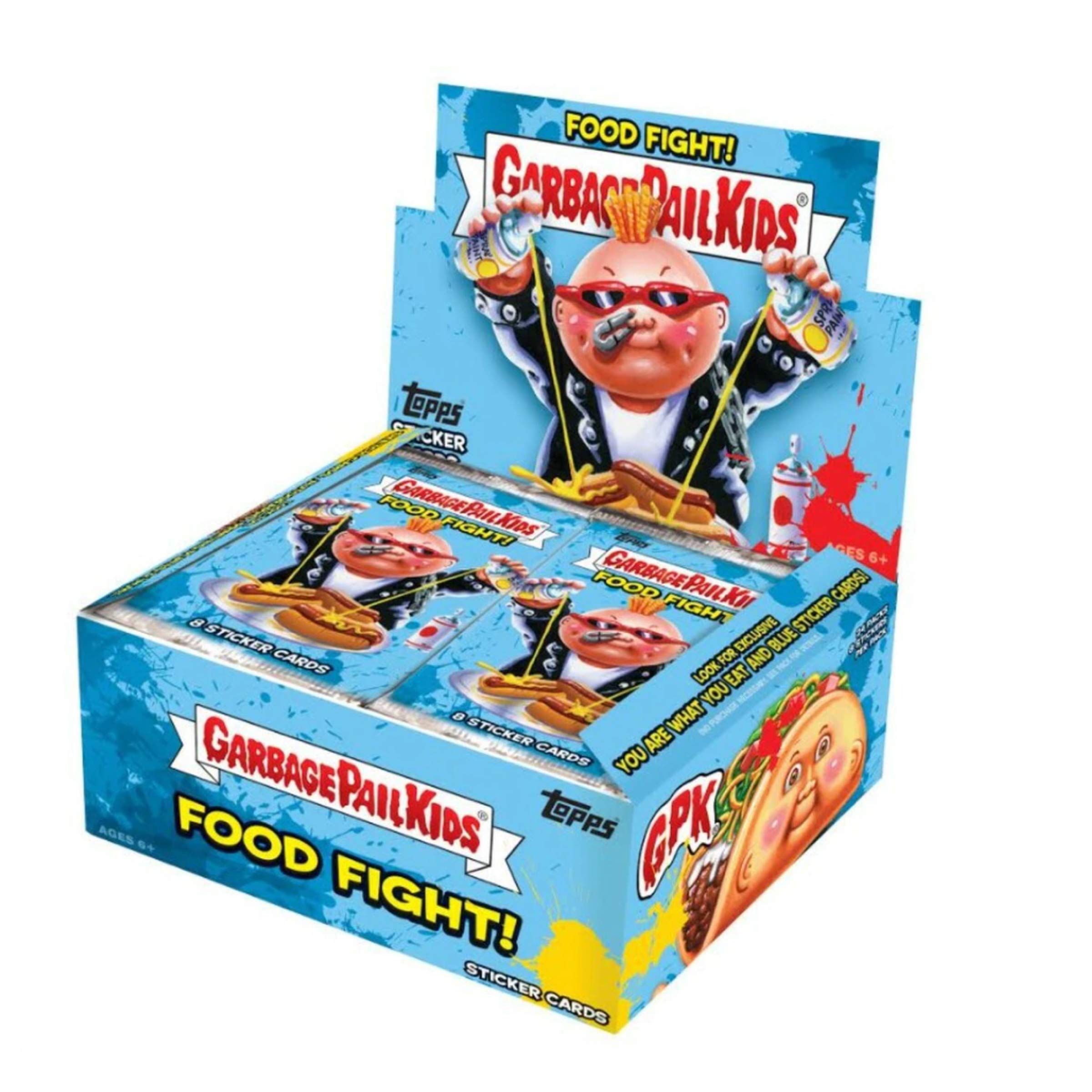 Amazon.com: 2021 Topps Garbage Pail Kids Food Fight Booster Box (24 Packs)