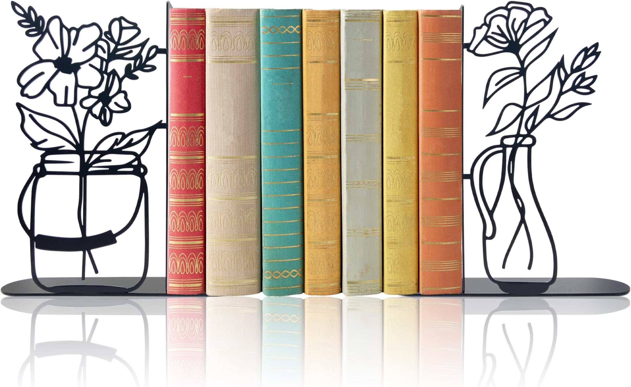 Amazon.com: Suck UK Indoor Plant Bookends - Set of 2 Decorative Shelf ...
