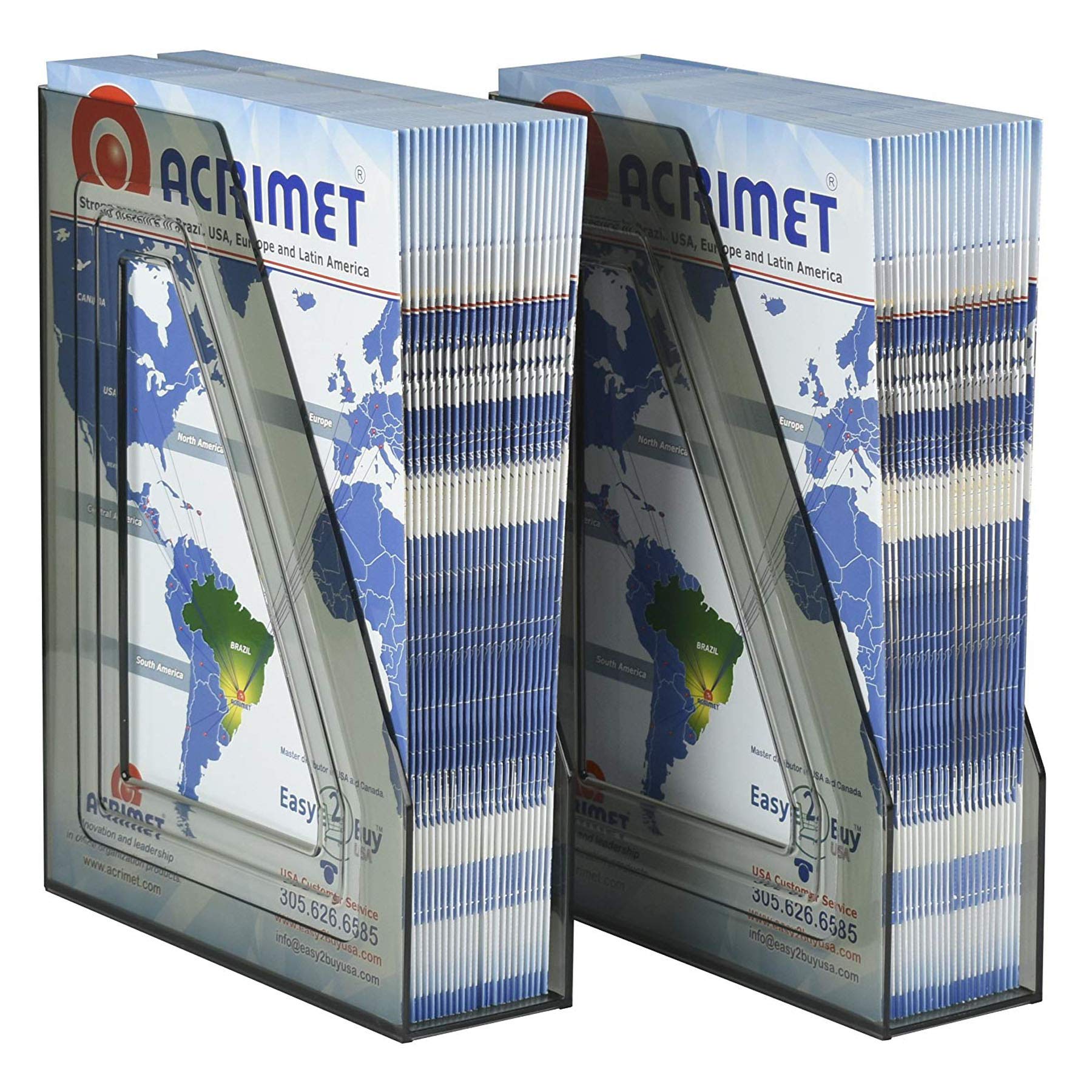 Snapklik.com : Acrimet Magazine File Holder Vertical Rack For Documents ...