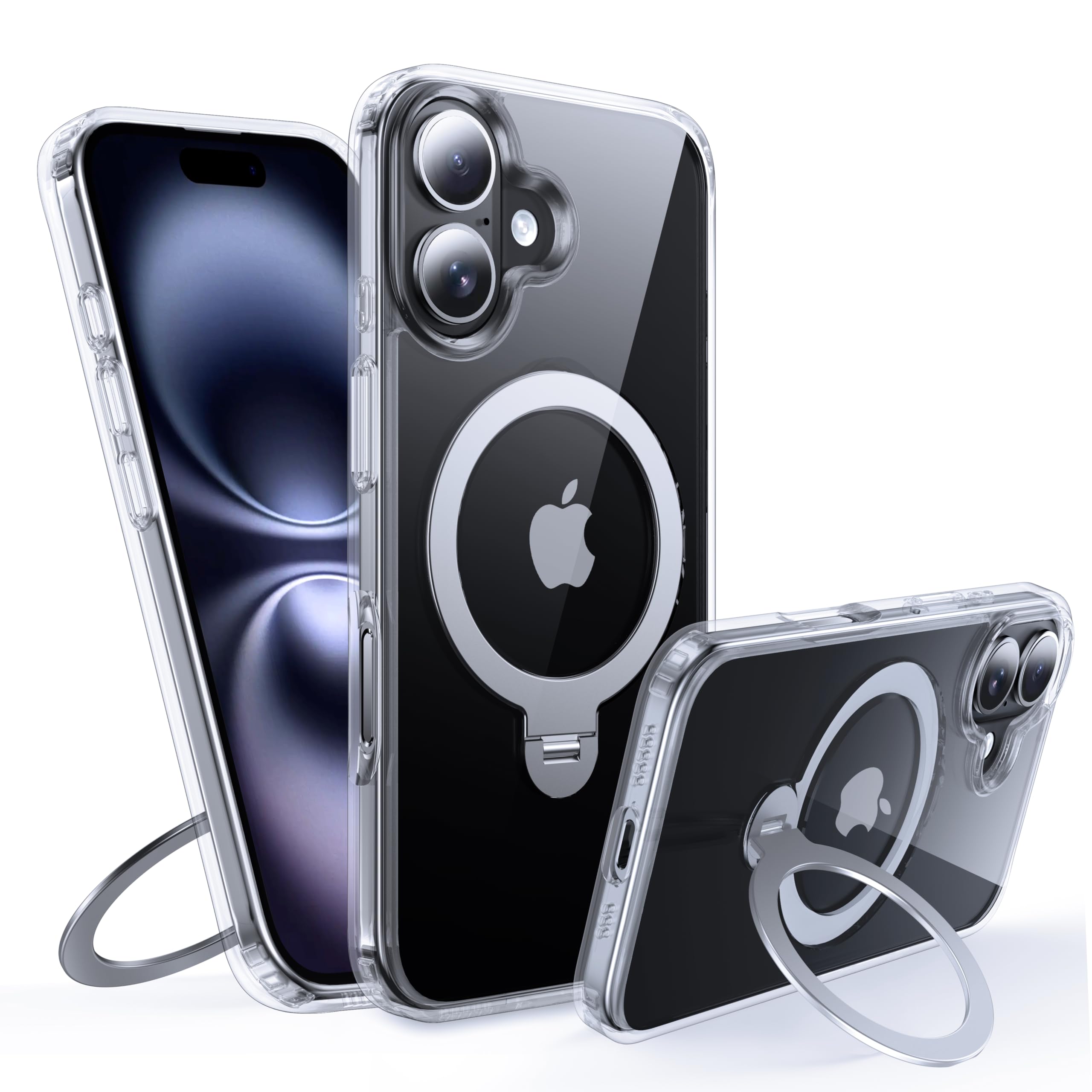 Snapklik.com : FNDMIL 360Rotatable Magnetic Ring For iPhone 16 Case
