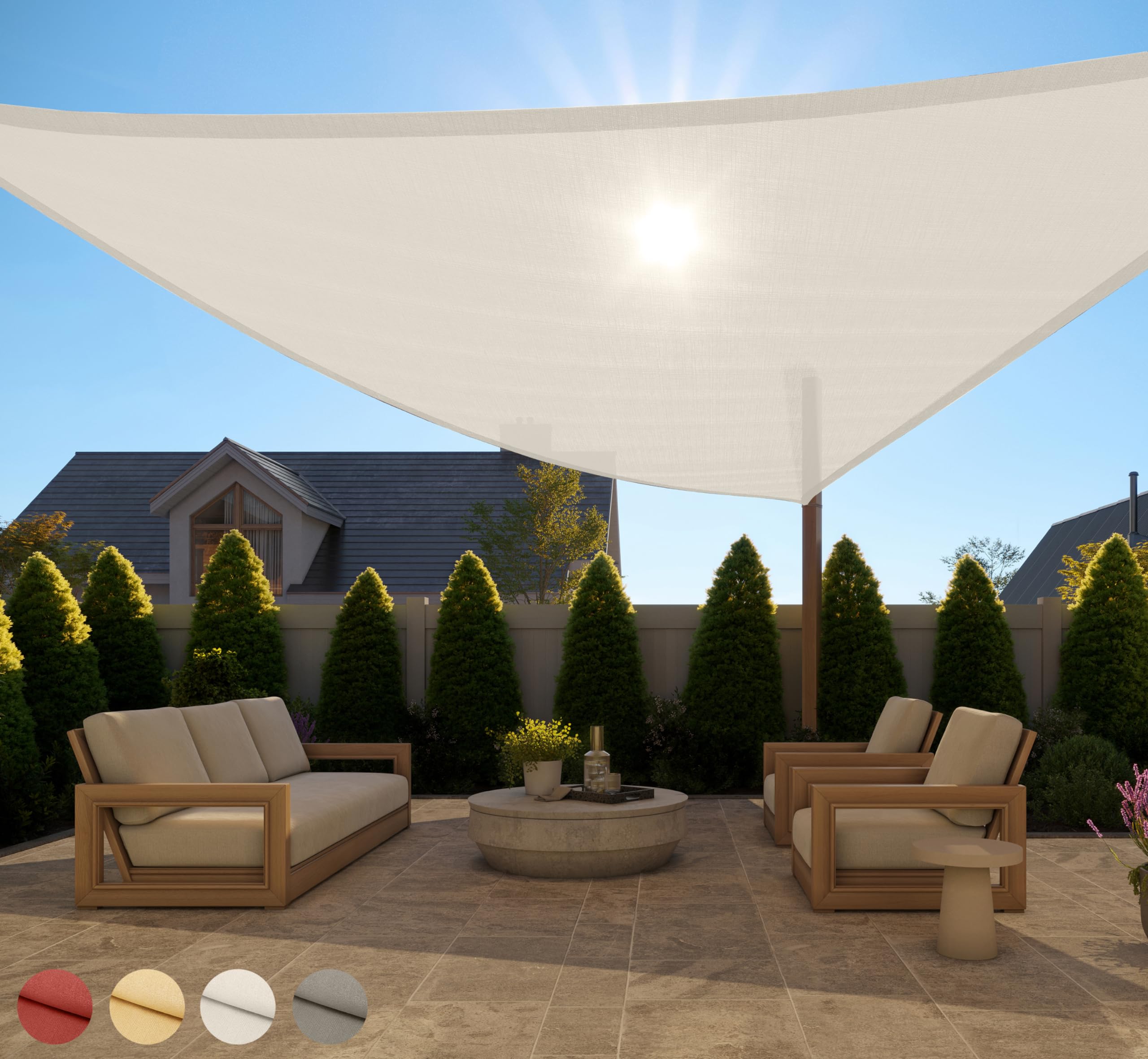 Snapklik.com : Heavy Duty Sun Shade, UV Protection Fade Tear And Rust ...
