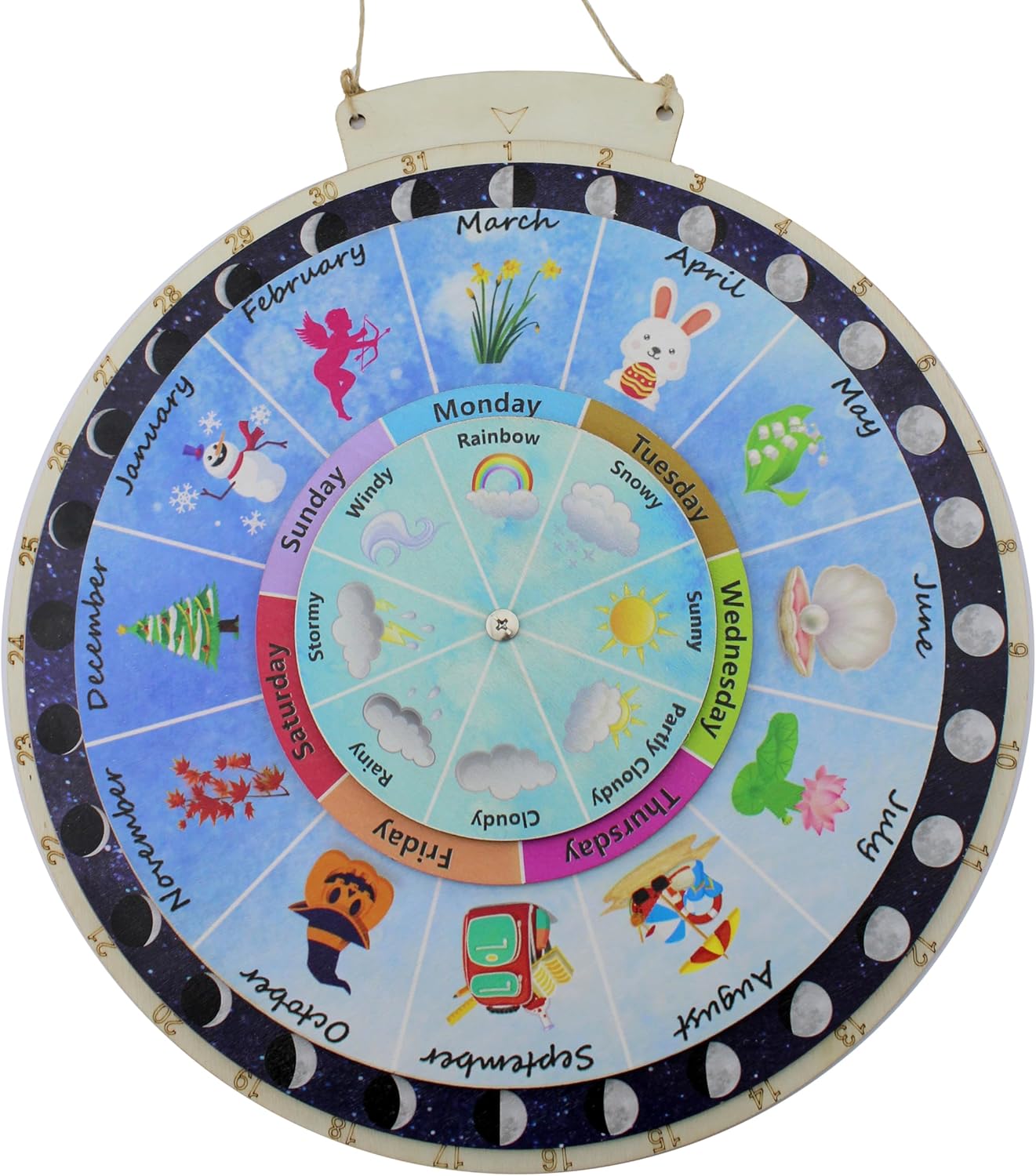 Amazon.com : homeschool calendar Calendar for Kids Wheel of the Year ...