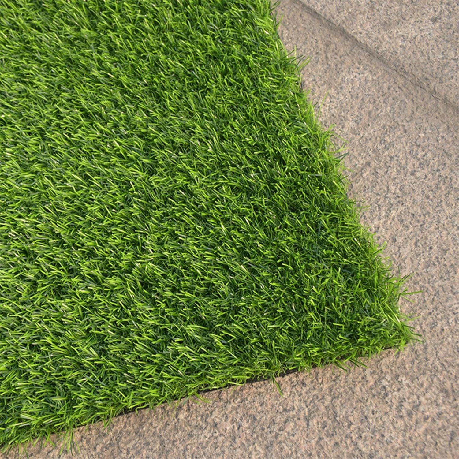 Synthetic Artificial Grass Turf 0.8" Thick Fake Grass Outdoor Turf Rug ...