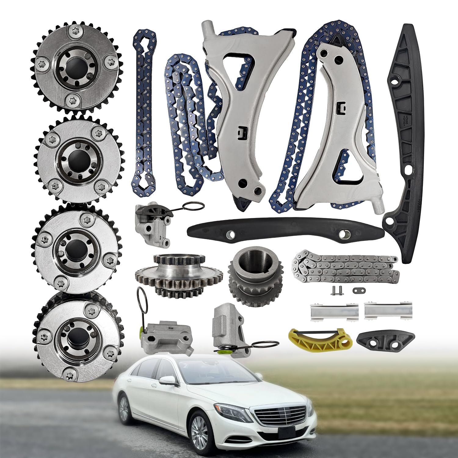 Amazon.com: Blrack M278 4.7L Timing Chain Kit w/VVT Camshaft Sprockets ...