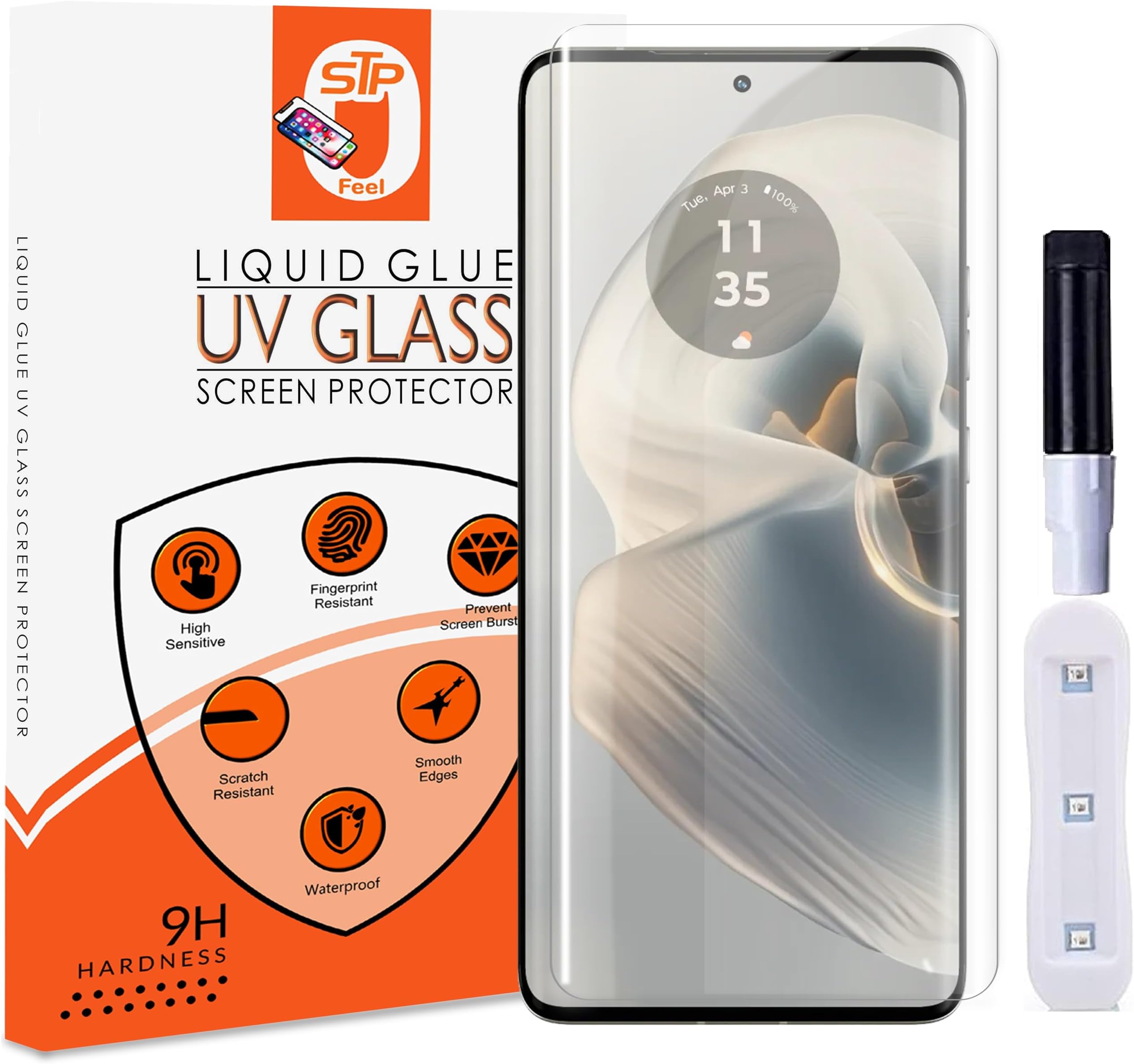 MOBIKTC Motorola Moto Edge 50 Pro 5G Matte Uv Tempered Glass | Screen ...