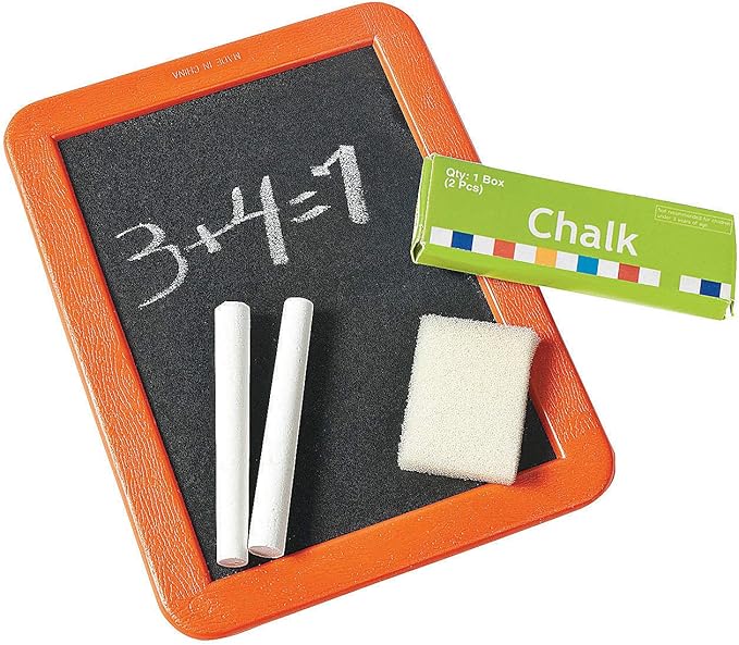 Amazon.com: Chalk and Chalkboard Sets (12 Full Sets) Learning and Craft ...