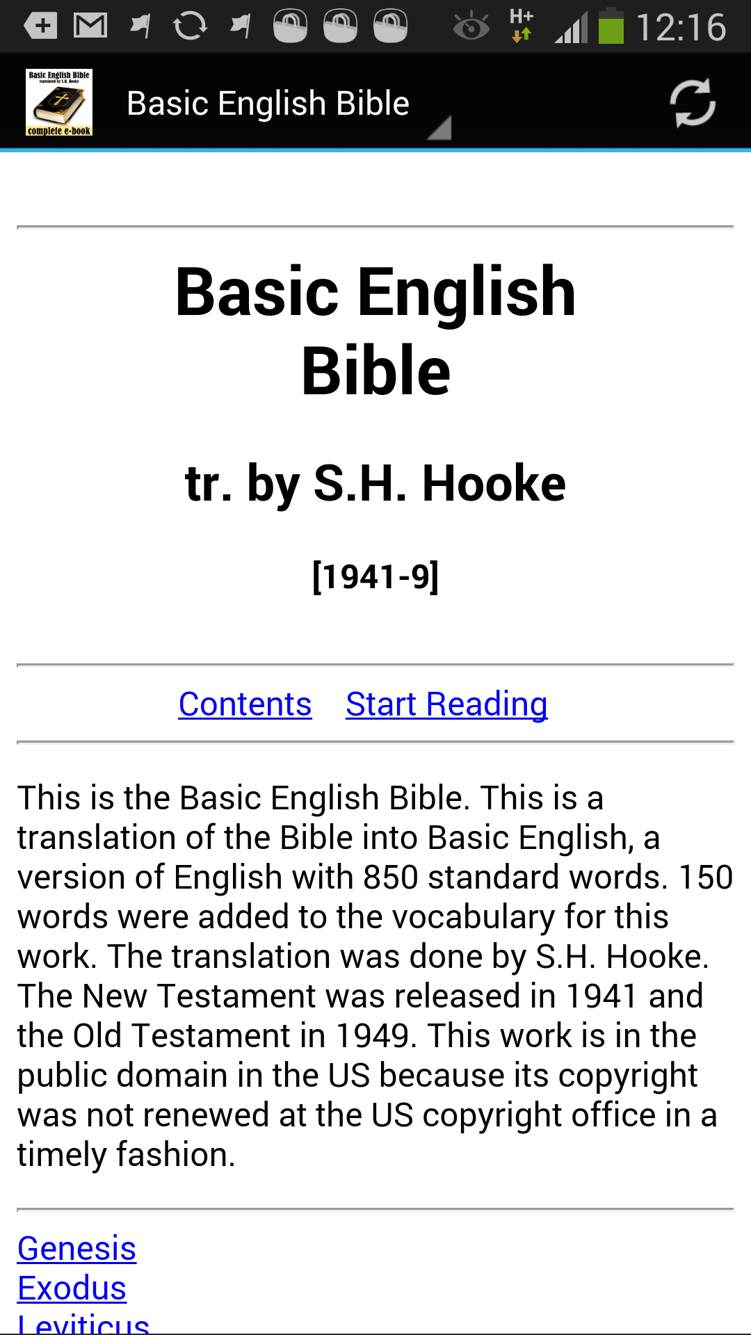Basic English Bible - App on Amazon Appstore