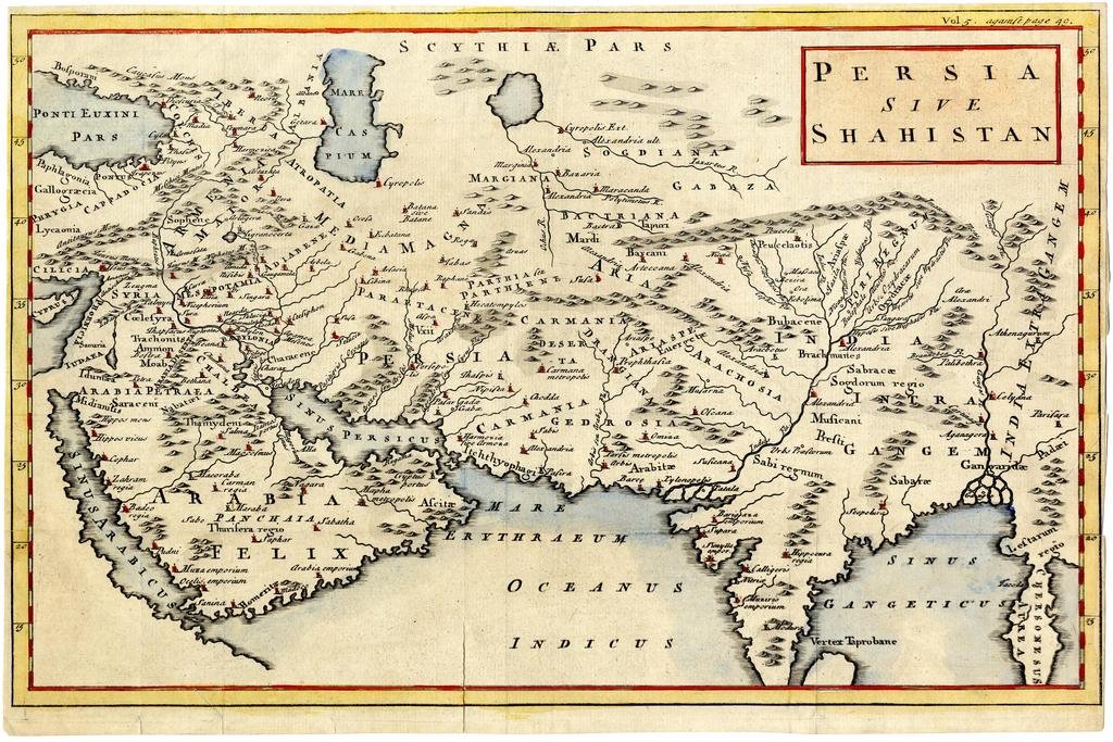 Persia On World Map