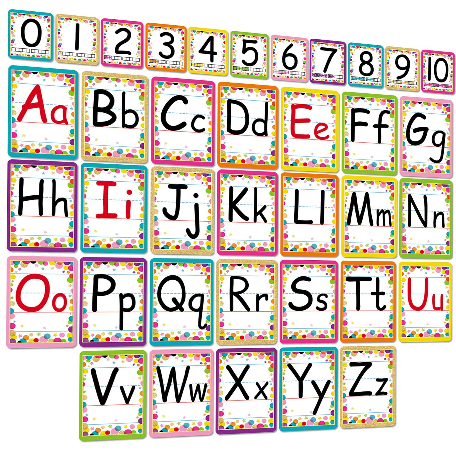 Snapklik.com : Bulletin Board Letters - ABC Alphabet Poster Classroom ...