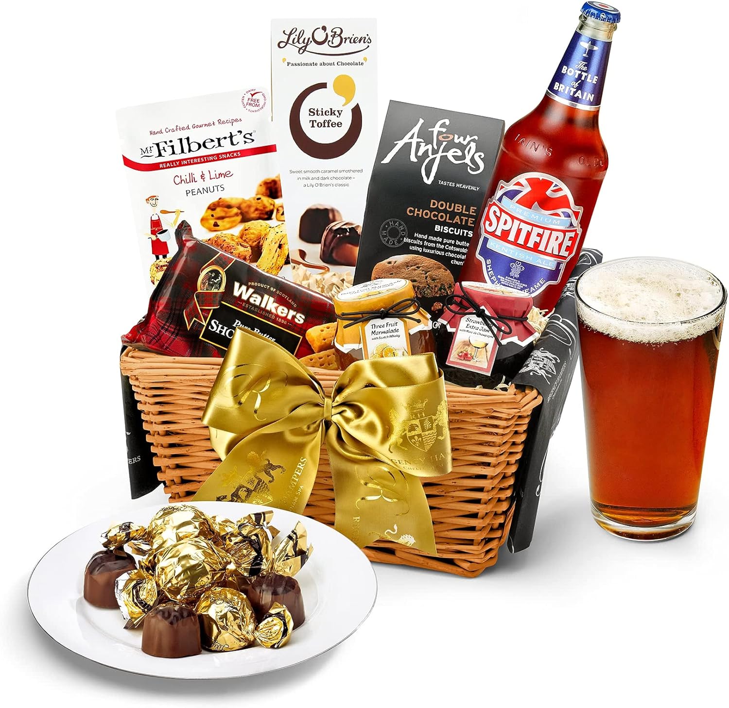 Classic Ale Gift Basket - Windermere Hamper with Real Beer, Shortbread ...