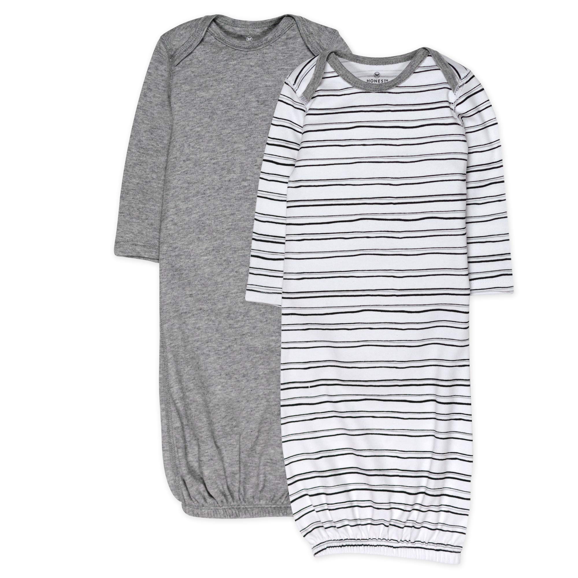 Snapklik.com : HonestBaby 2-Pack Organic Cotton Sleeper Gowns