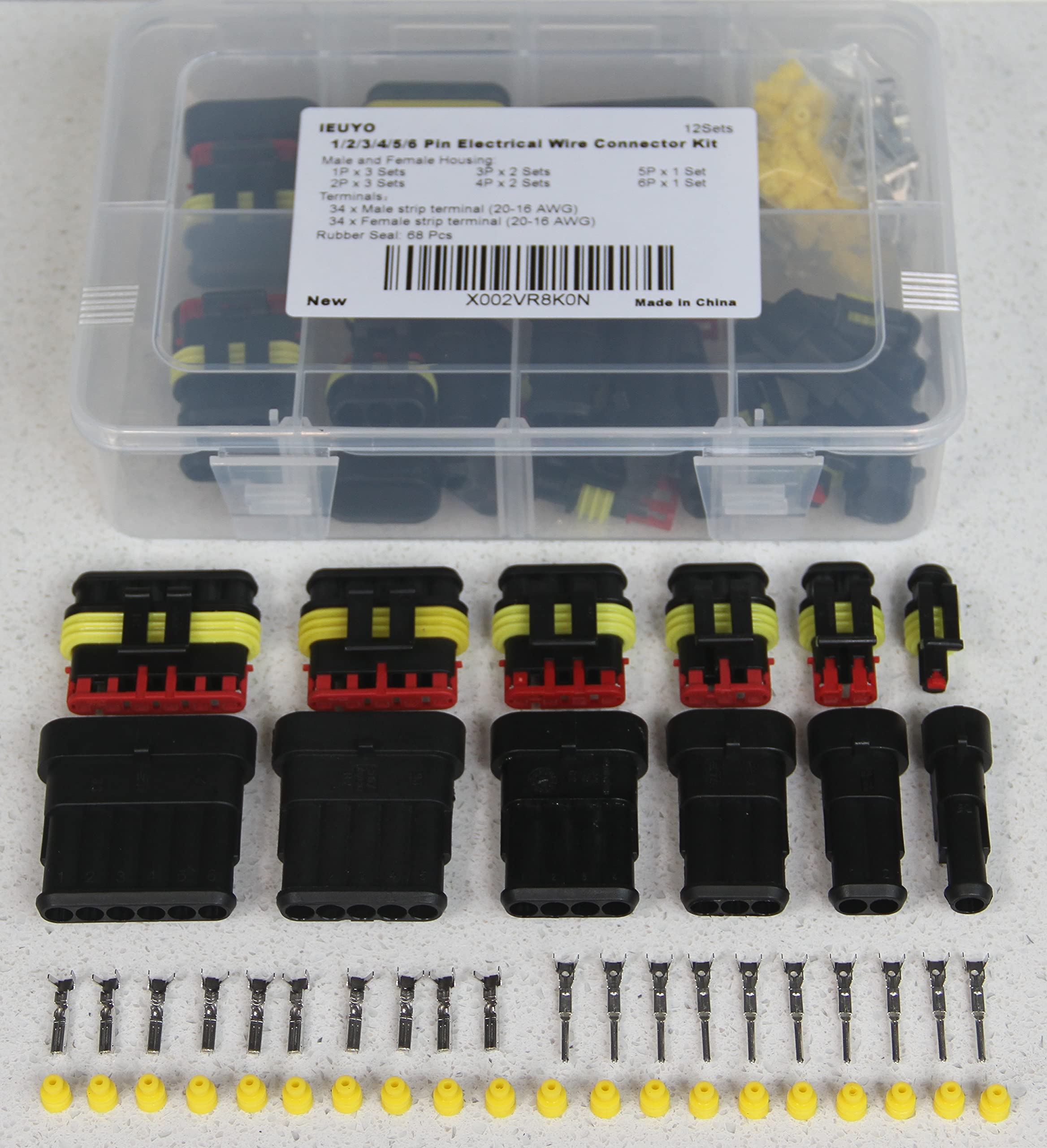 Rubber Waterproof Locking Electrical Connectors